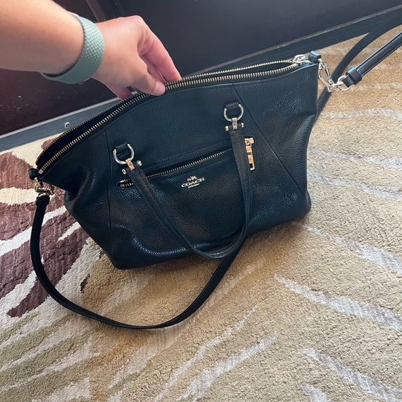 Coach | Bags | Used Coach Purse Black Leather | Poshmark